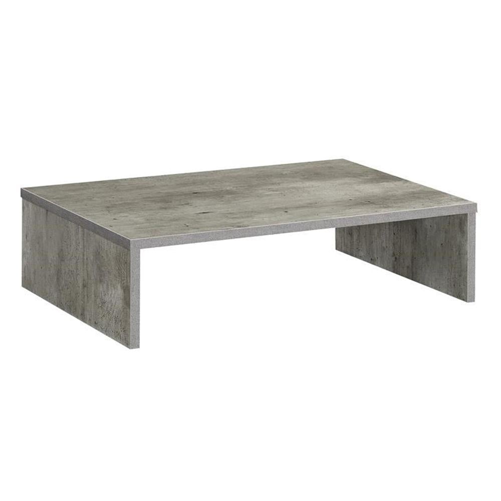 Pemberly Row Contemporary Wood Small Monitor Riser for TVs up to 23" in ...