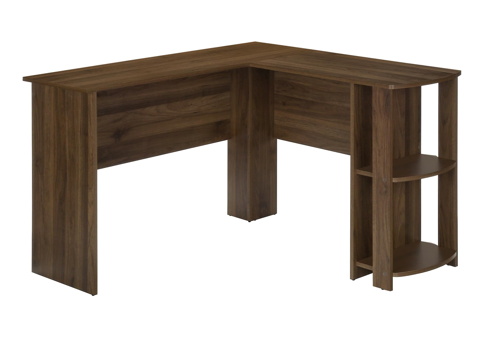 Pemberly Row Corner Computer Desk Home Office 48"L L-Shape Laminate ...