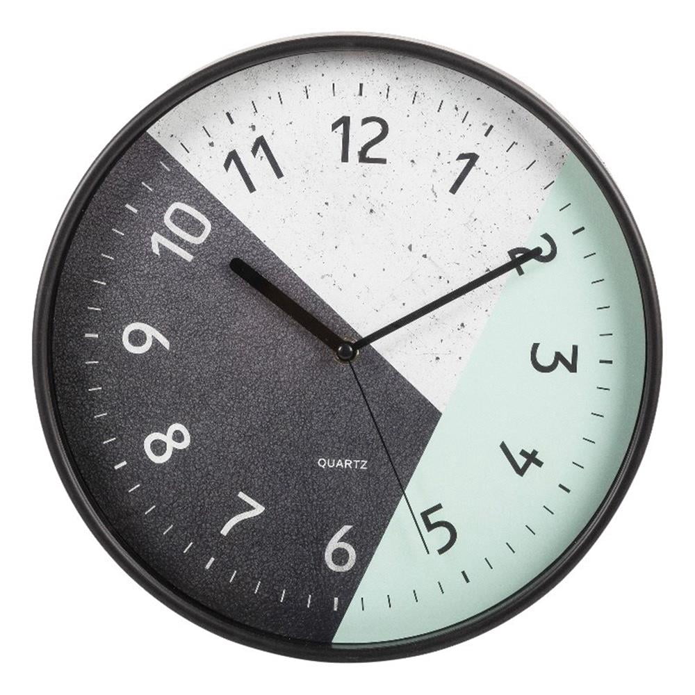 Pemberly Row Decorative Modern Round Wall Clock 11.75 x 11.75 inches ...