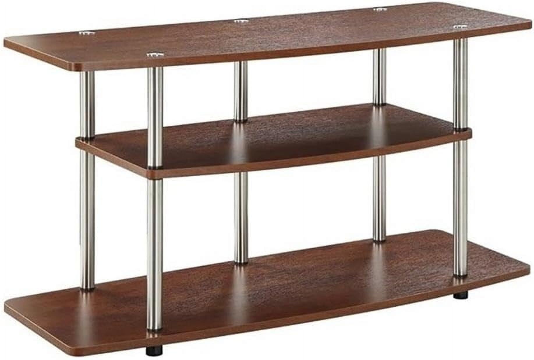 Pemberly Row Easy Assembly No Tools Required 42" TV Stand Entertainment ...