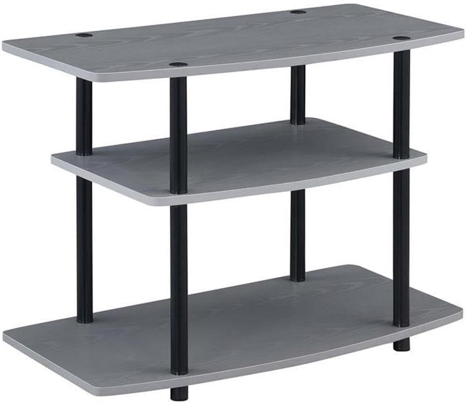 Pemberly Row Easy Assembly No Tools Required TV Stand Entertainment ...