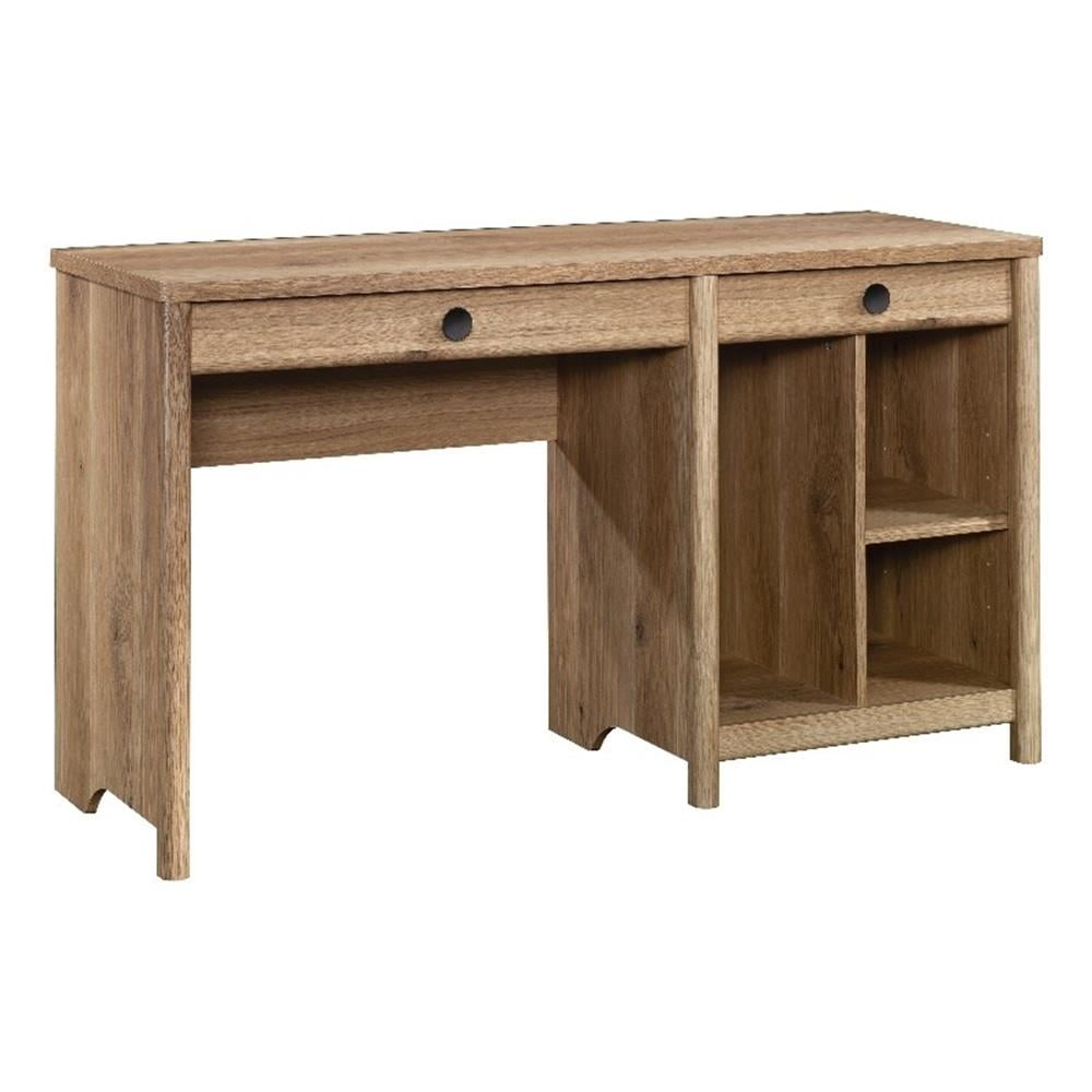 Pemberly Row Engineered Wood 2-Drawers Computer Desk in Timber Oak ...