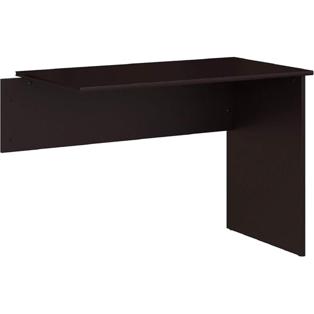 Pemberly Row Engineered Wood 42W Shell Desk Return in Espresso Oak ...