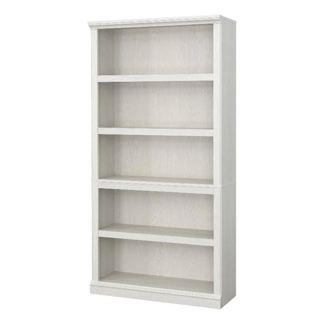 Pemberly Row Engineered Wood 5-Shelf Bookcase in Glacier Oak - Walmart.com