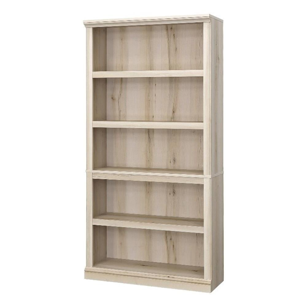 Pemberly Row Engineered Wood 5-Shelf Bookcase in Pacific Maple ...