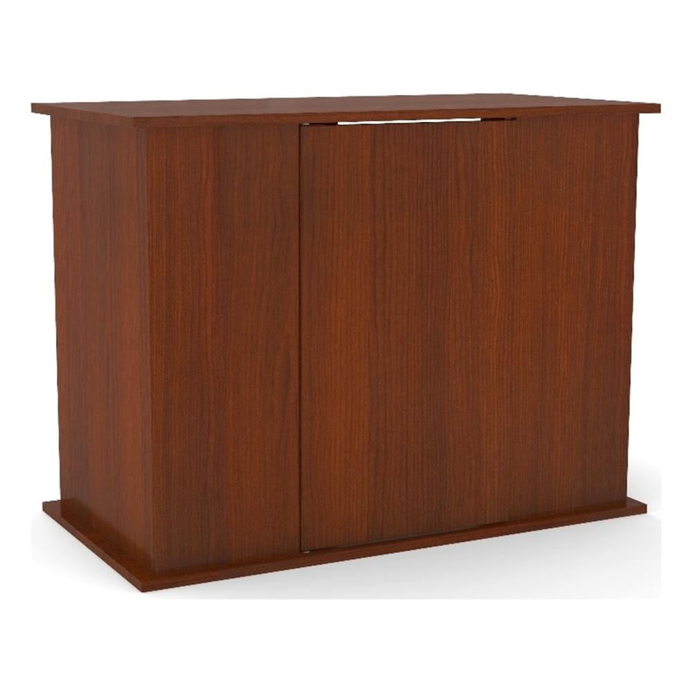 Pemberly Row Engineered Wood 50/65 Gallon Serene Cherry Upright ...