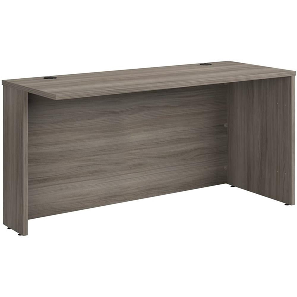 Pemberly Row Engineered Wood 60" x 24" Computer Desk in Elm/Brown ...
