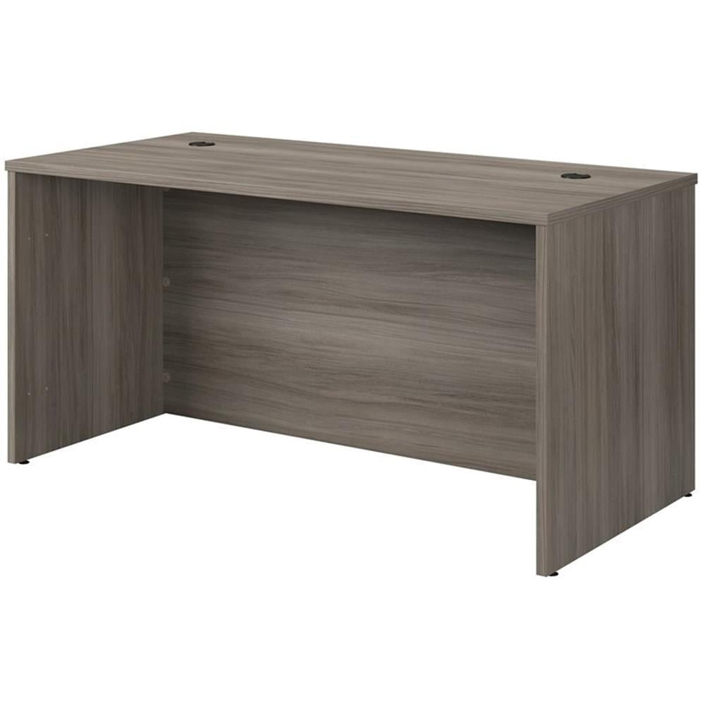 Pemberly Row Engineered Wood 60"x30" Executive Desk in Hudson Elm/Brown ...