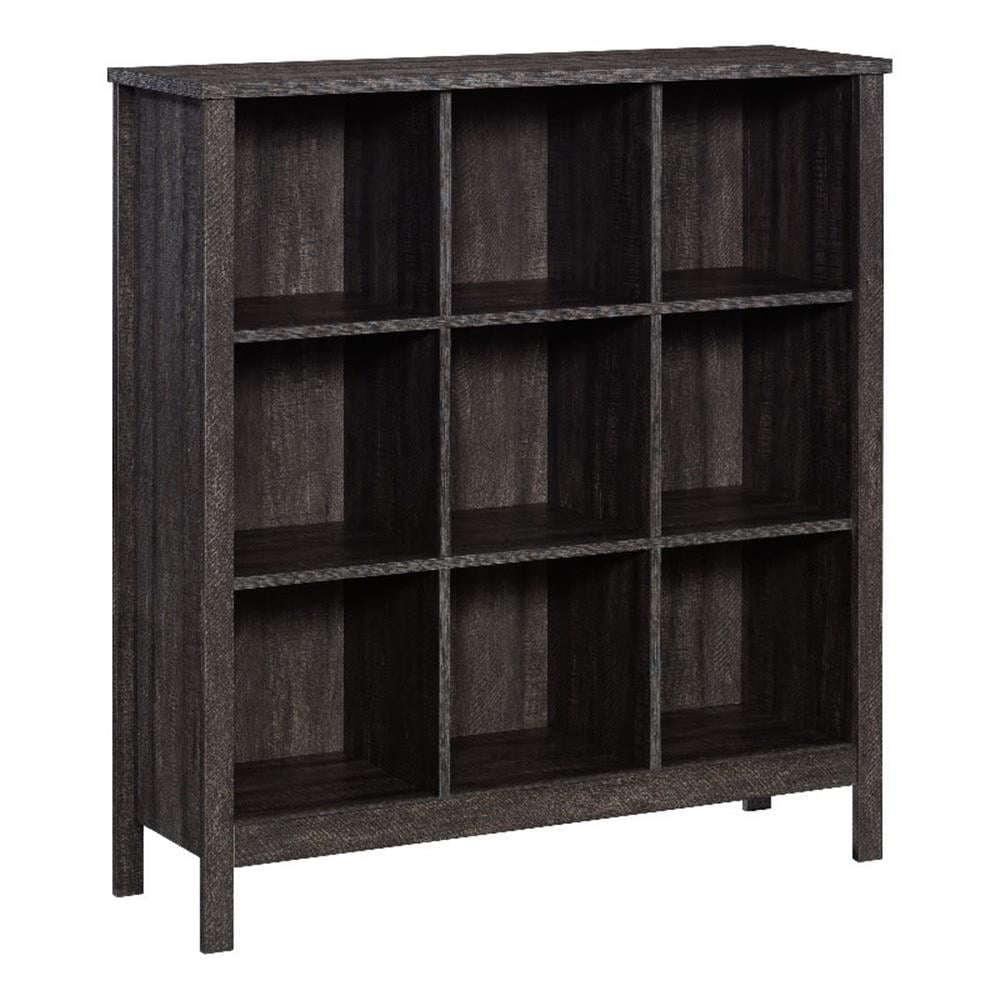 Pemberly Row Engineered Wood 9 Cube Storage in Blade Walnut Finish ...