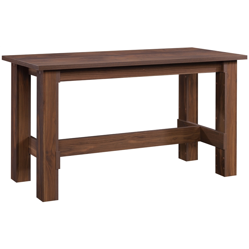 Pemberly Row Engineered Wood Dining Table in Grand Walnut - Walmart.com