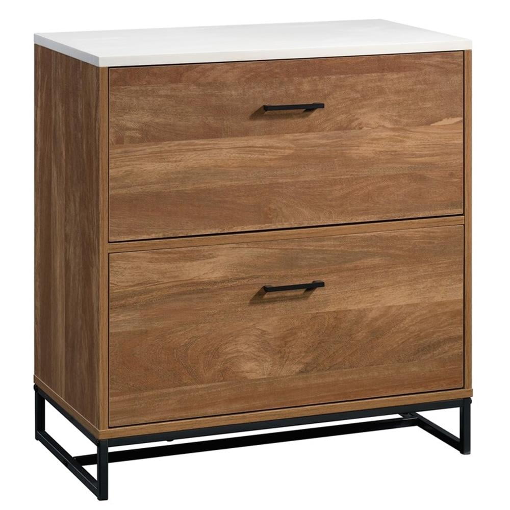 Pemberly Row Engineered Wood Lateral File in Sindoori Mango/Brown ...