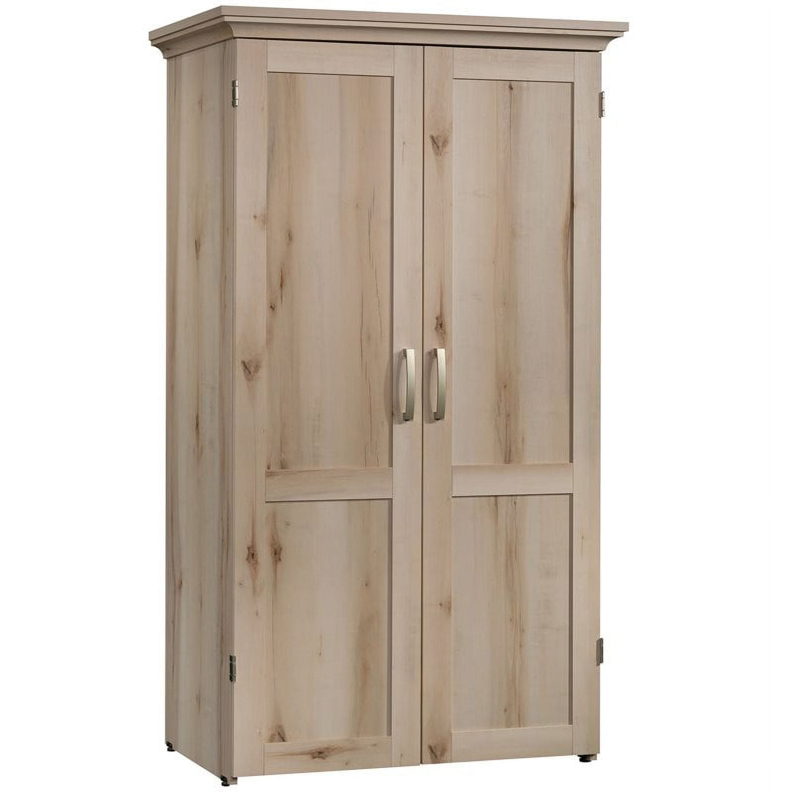 Pemberly Row Engineered Wood Multi-Purpose Storage Craft Armoire in ...