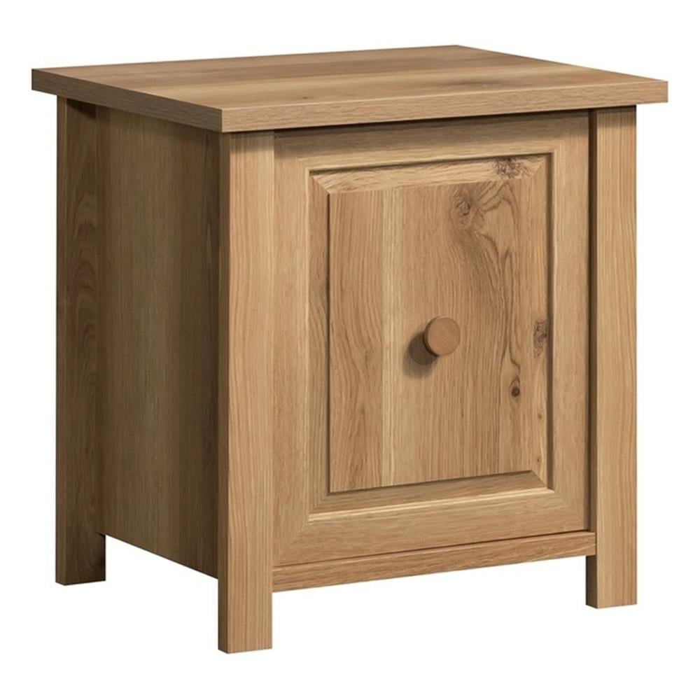 Pemberly Row Engineered Wood Night Stand in Timber Oak Finish - Walmart.com