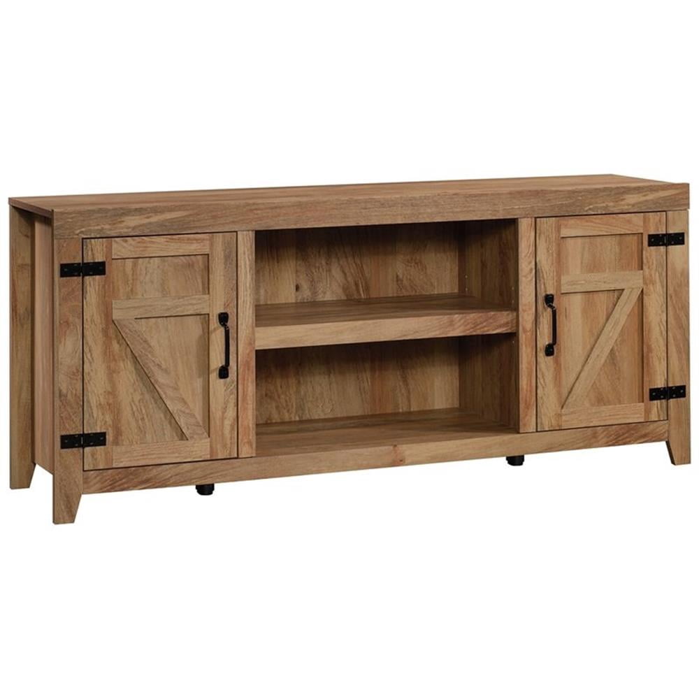 Pemberly Row Engineered Wood TV Stand in Sindoori Mango / Brown Finish ...