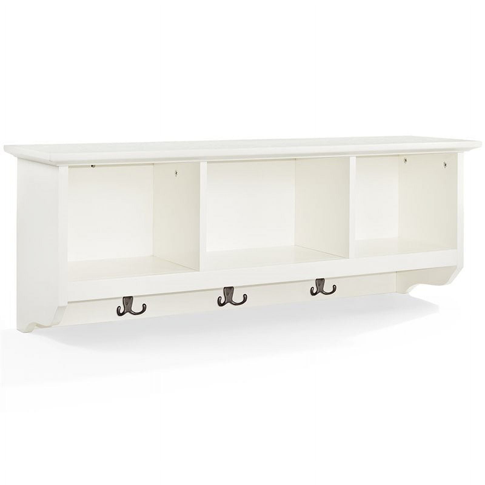 Pemberly Row Entryway Storage Shelf in White - Walmart.com