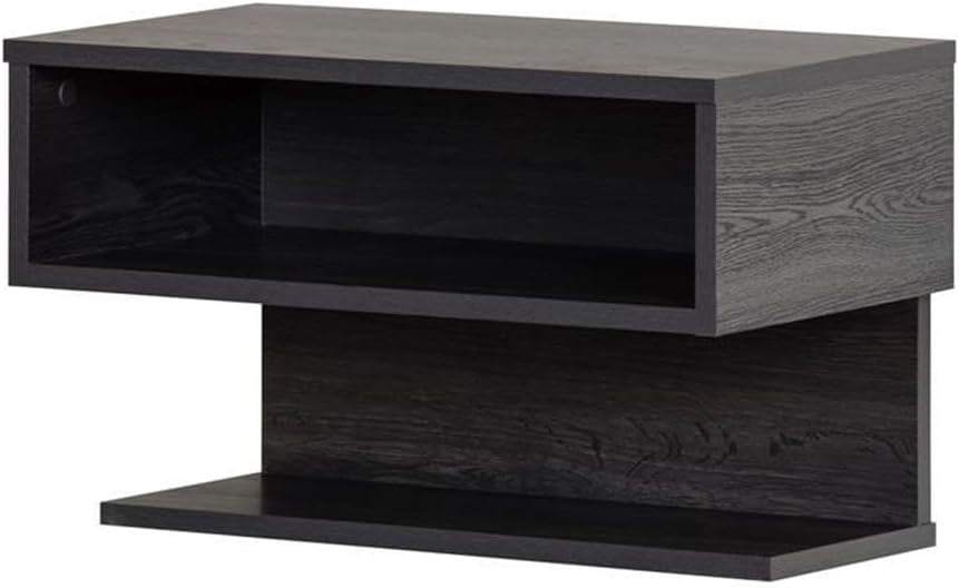 Pemberly Row Floating Nightstand Table with Drawer for Bedroom, Small ...