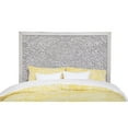 Pemberley Row Mahogany Weathered Light Gray Headboard Rectangular Resin ...