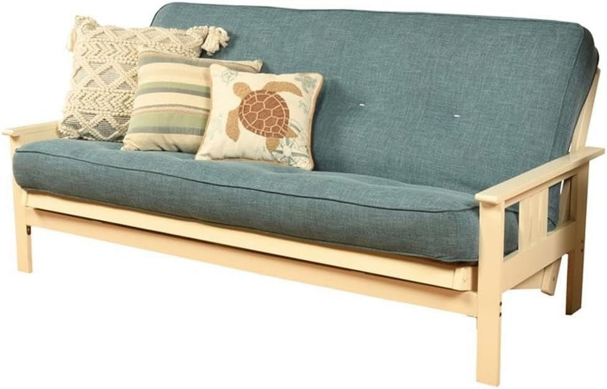 Pemberly Row Full Size Futon Mattress Replacement, Linen Sleeper Sofa ...