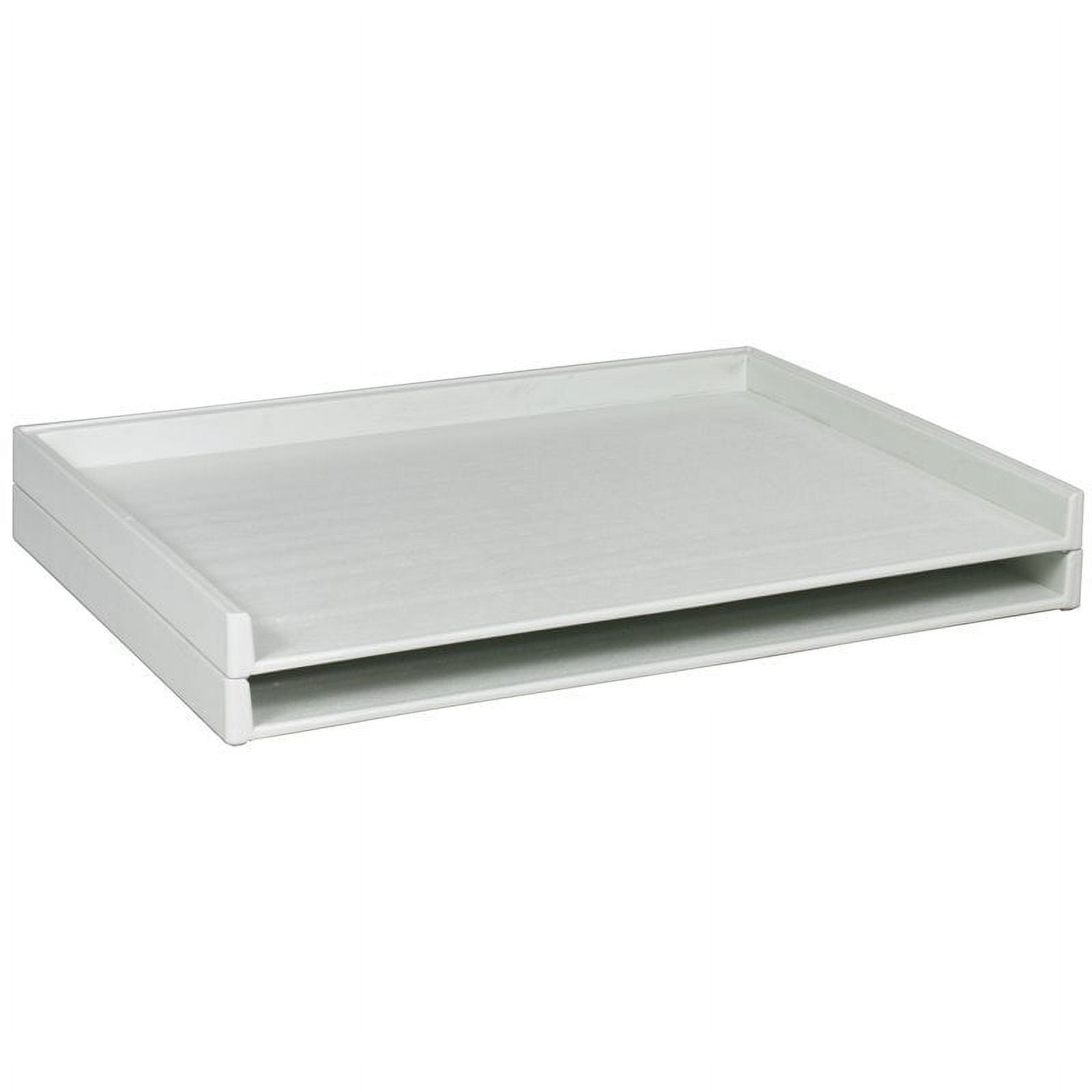 Pemberly Row Giant Stack Plastic File Tray for 30"x 42" Documents in ...