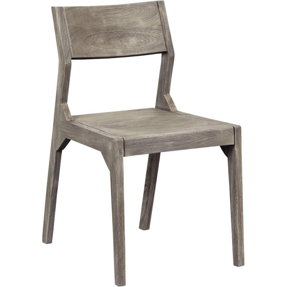 Pemberly Row Grey Yukon Angled Back Dining Chairs (Set of 2) - Walmart.com