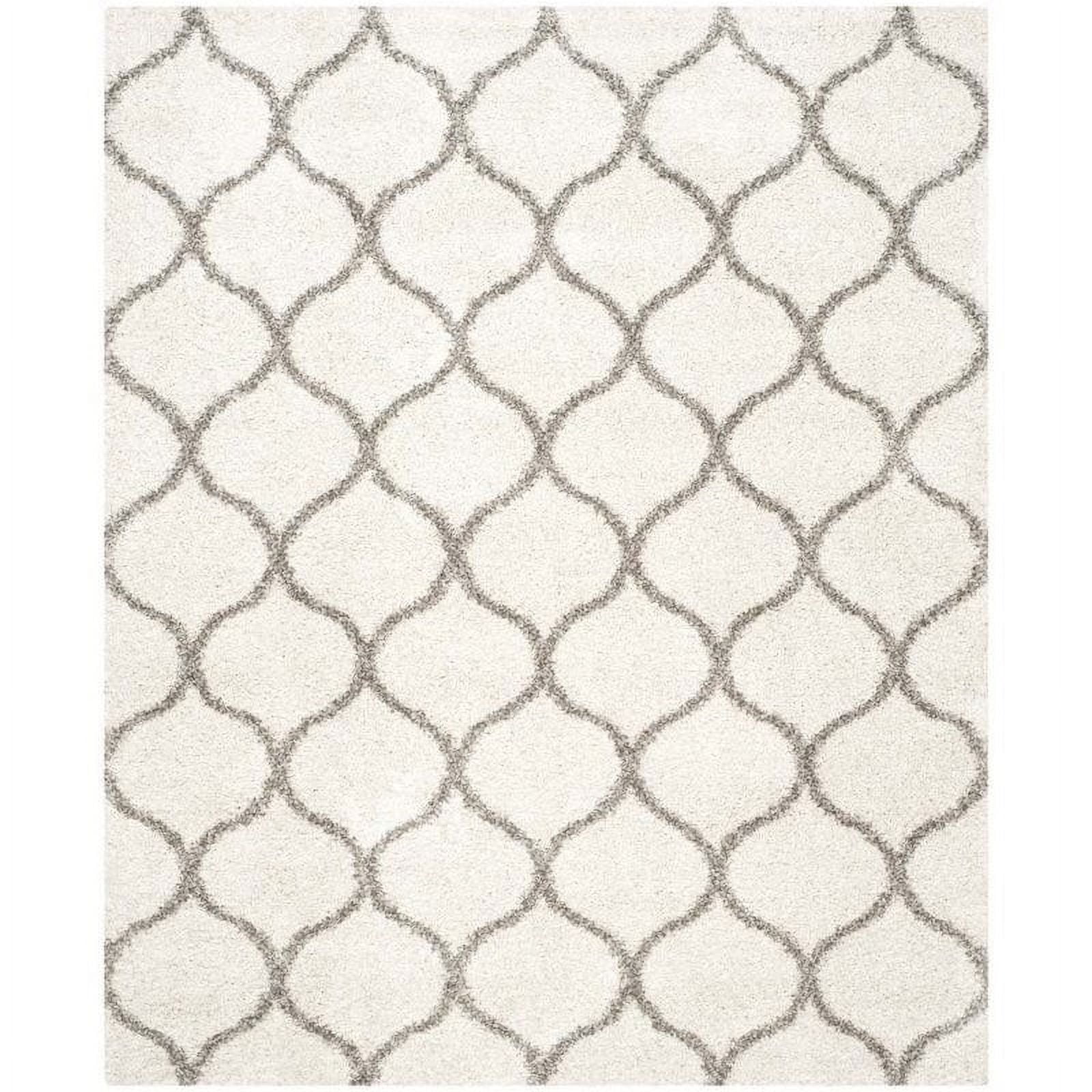 Pemberly Row Ivory Shag Rug - 8' x 10' - Walmart.com