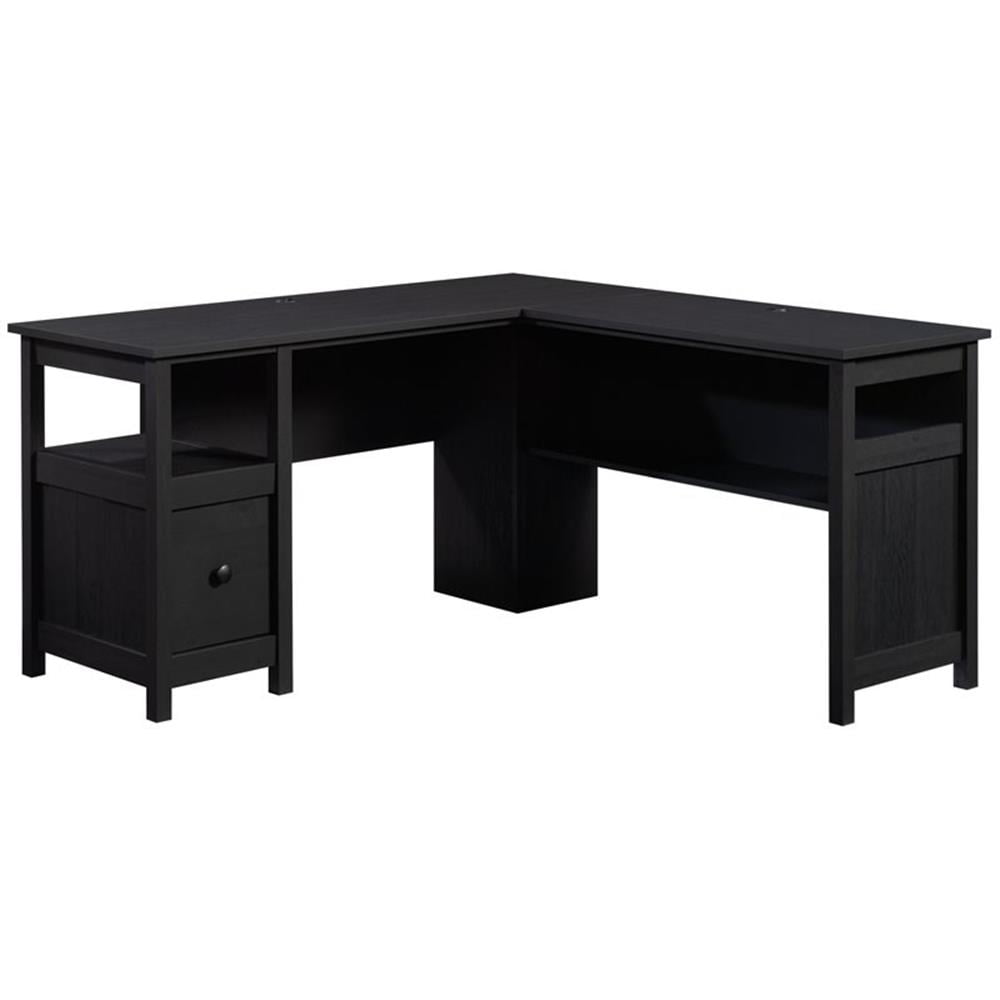 Pemberly Row L-shaped Traditional Engineered Wood Computer Desk in ...