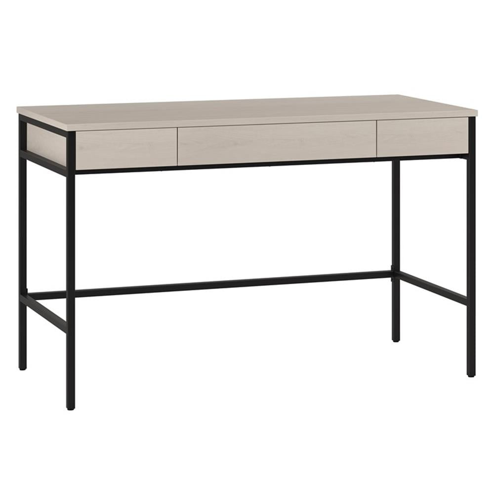 Pemberly Row Modern 47.75" Alder White MDF/Metal Home Office - Walmart.com