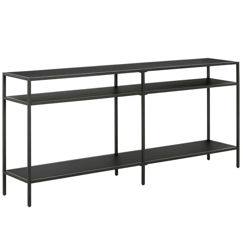 Pemberly Row Modern 64" Blackened Bronze Metal Console Table - Walmart.com