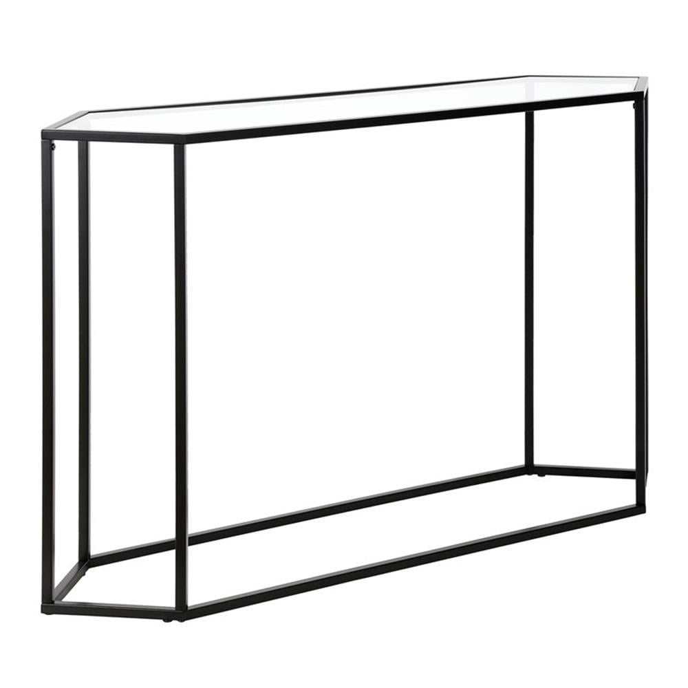 Pemberly Row Modern Black and Bronze Metal Console Table - Walmart.com