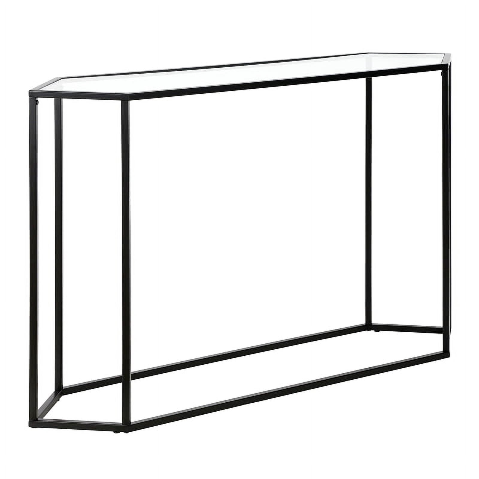 Pemberly Row Modern Black and Bronze Metal Console Table - Walmart.com