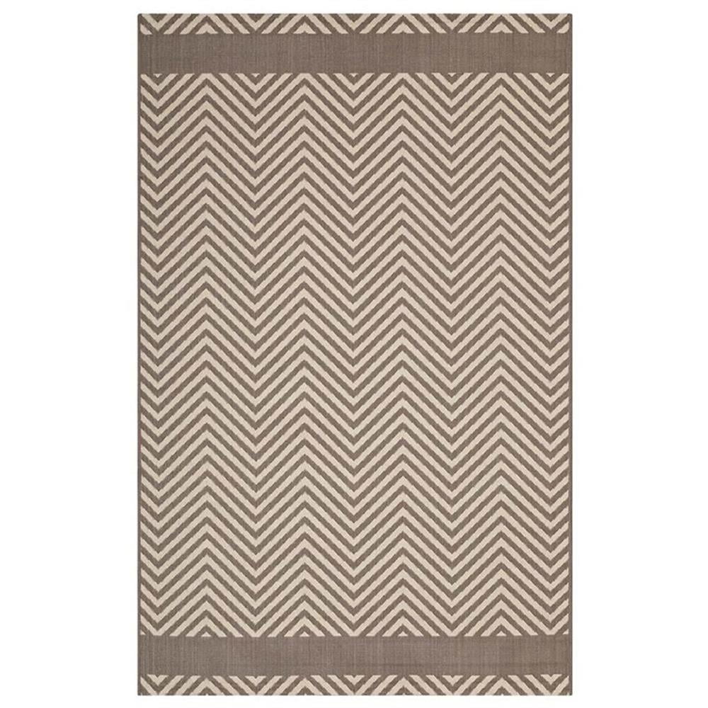 Pemberly Row Modern / Contemporary 8' x 10' Area Rug in Beige - Walmart.com