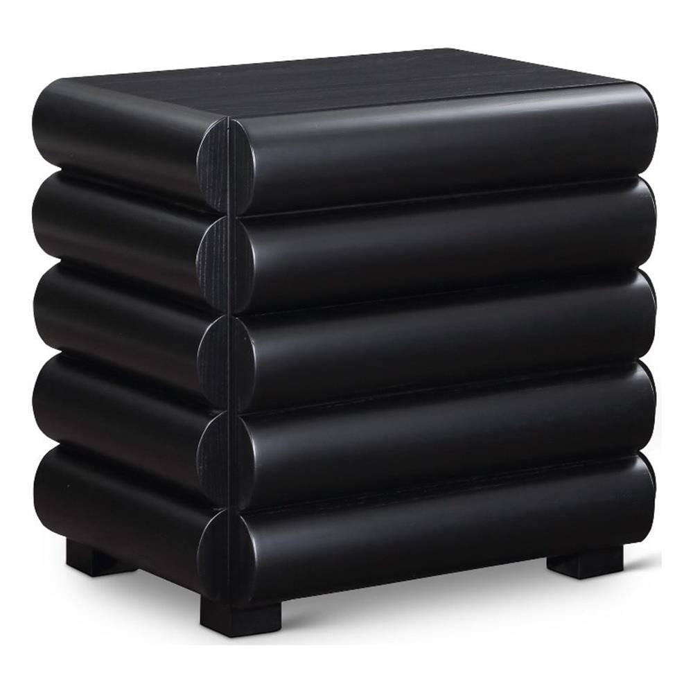 Pemberly Row Modern / Contemporary Black Night Stand / Side Table ...