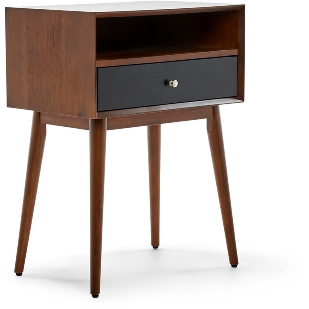 Pemberly Row Modern / Contemporary Calvin Side Table in Brown - Walmart.com