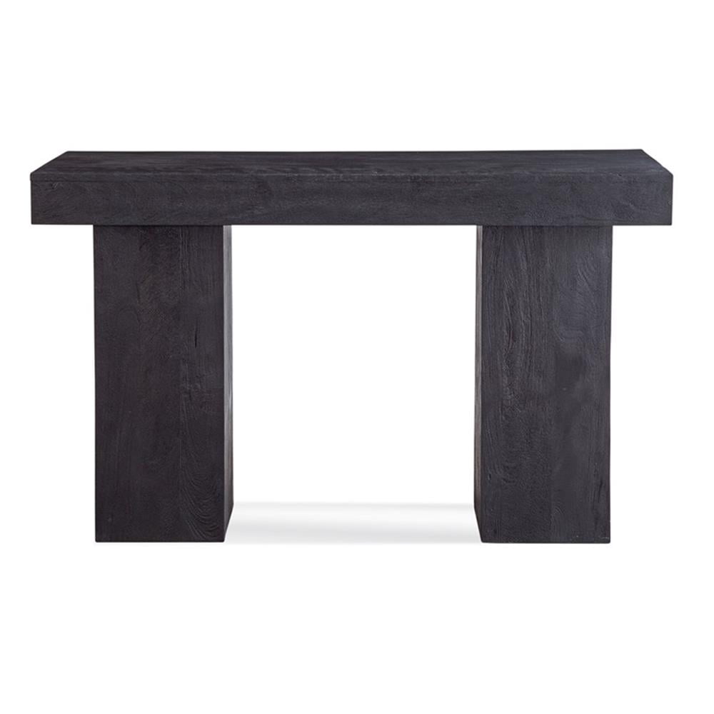 Pemberly Row Modern / Contemporary Console Table in Black Wood ...