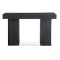 Pemberly Row Modern / Contemporary Console Table in Black Wood ...