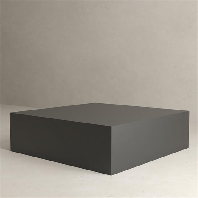 Pemberly Row Modern / Contemporary Lucy Coffee Table in Black Steel ...