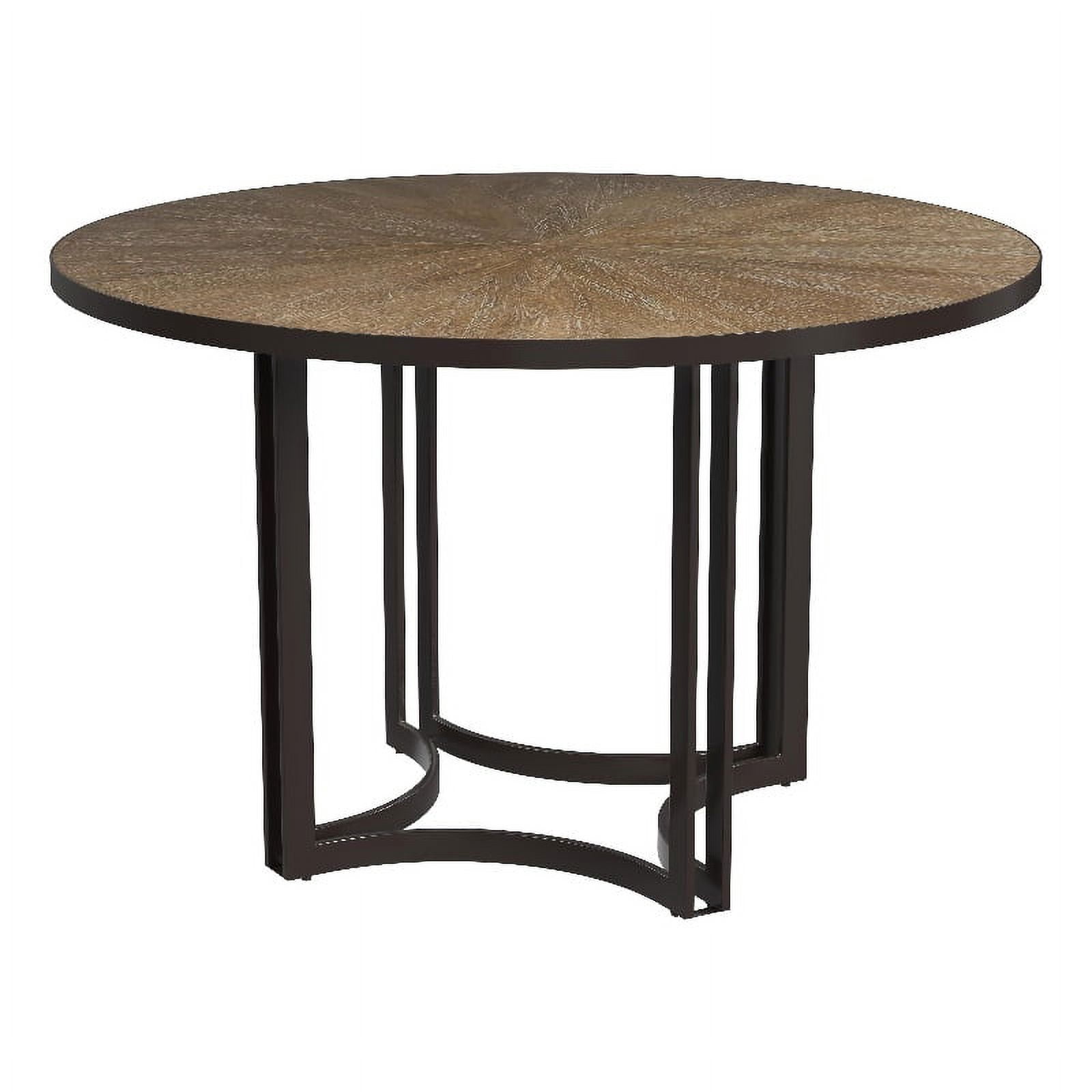 Pemberly Row Modern / Contemporary Trucco Dining Table in Black Wood ...