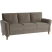 Free Shipping! CosmoLiving Highland Sofa with Pillows, Gray Velvet ...