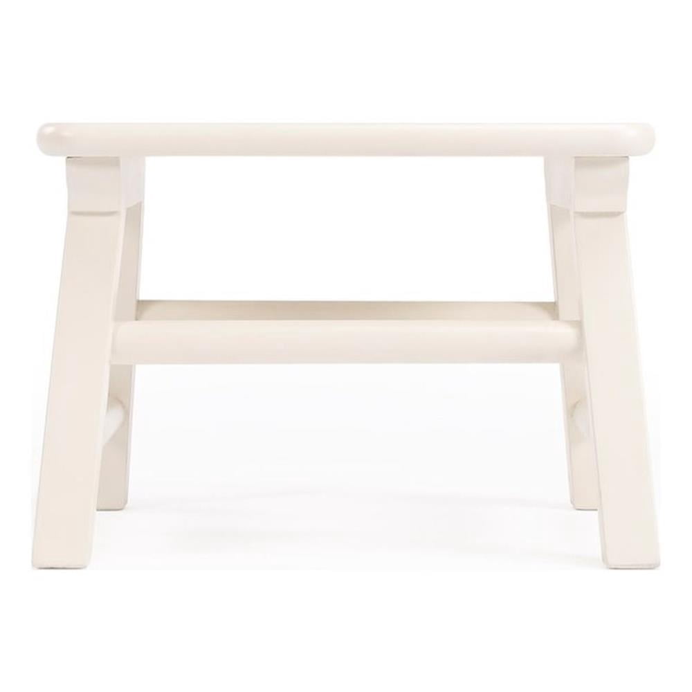 Pemberly Row Modern / Contemporary White Finish Wood Step Stool ...