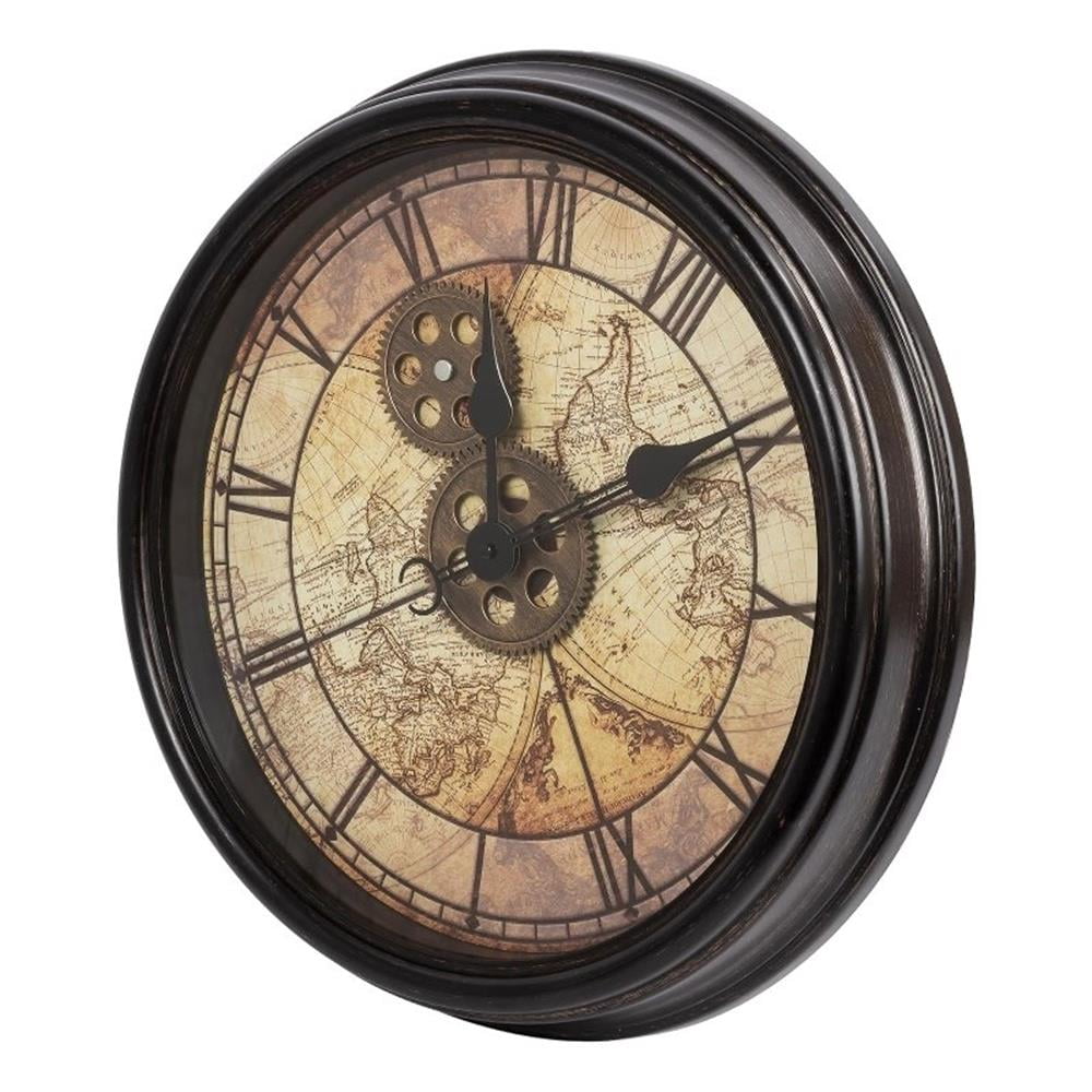 Pemberly Row Modern / Contemporay 18 inches Classic Glen Wall Clock ...