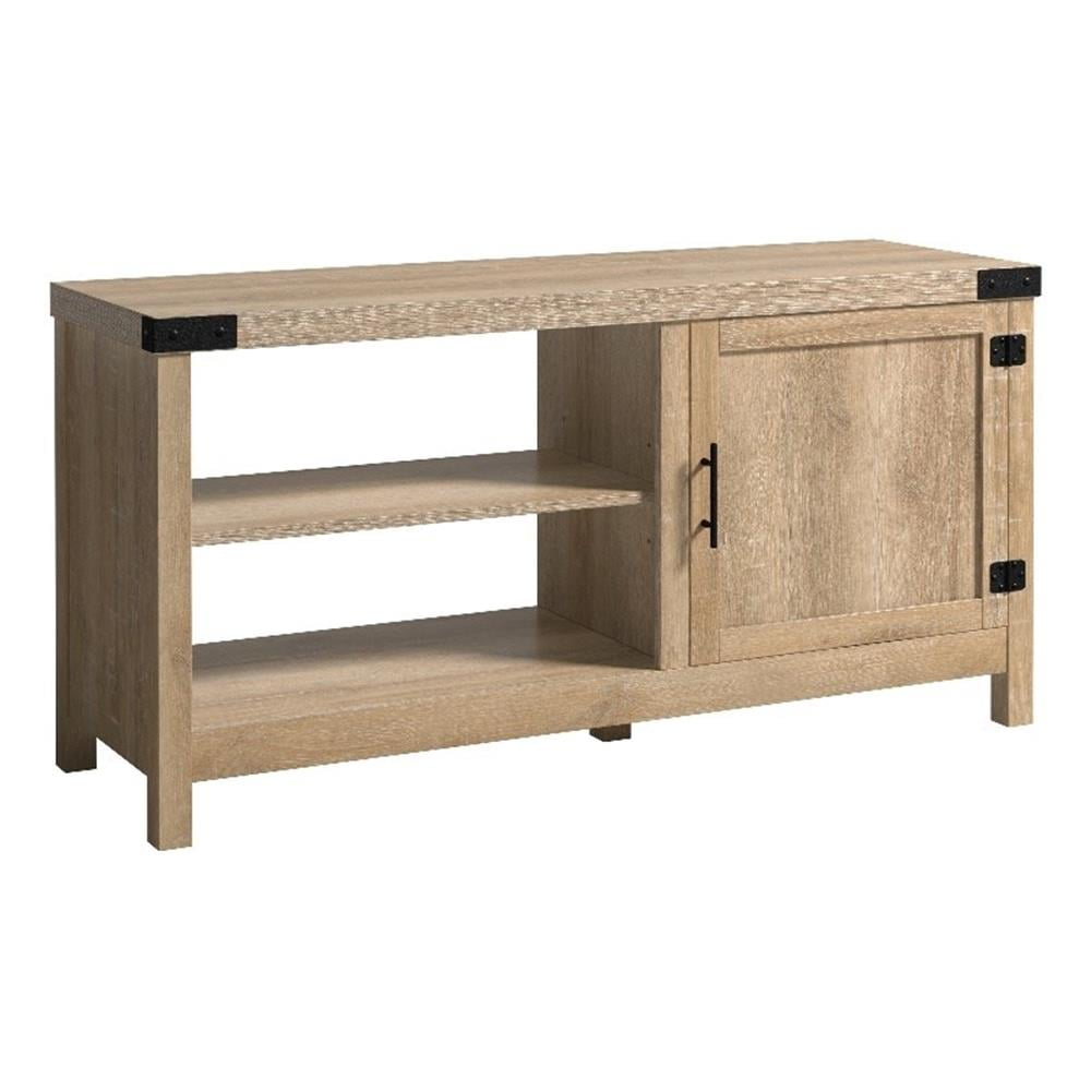 Pemberly Row Modern Engineered Wood TV Stand in Orchard Oak Finish ...