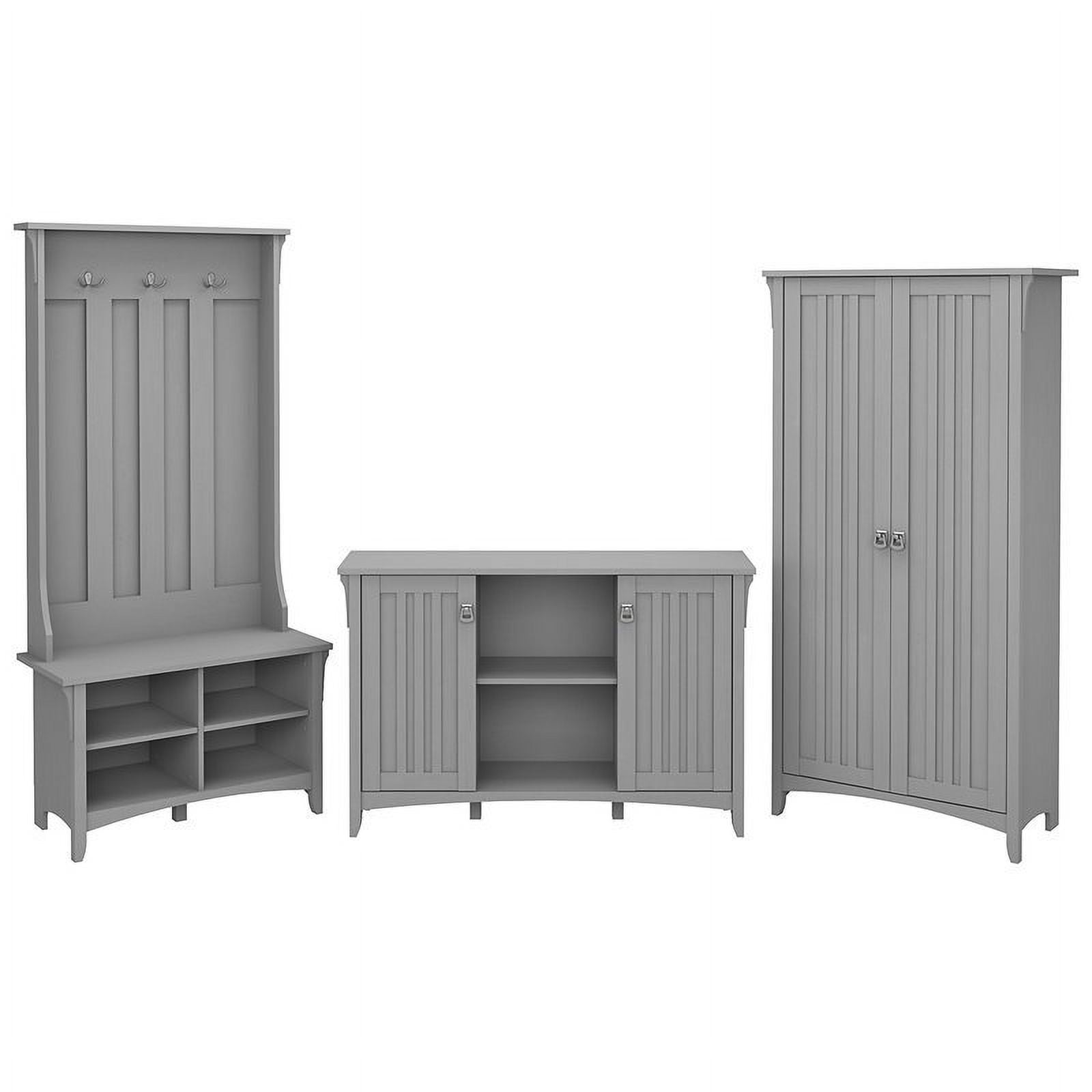 Pemberly Row Modern Entryway Storage Set with Accent Cabinets - Walmart.com