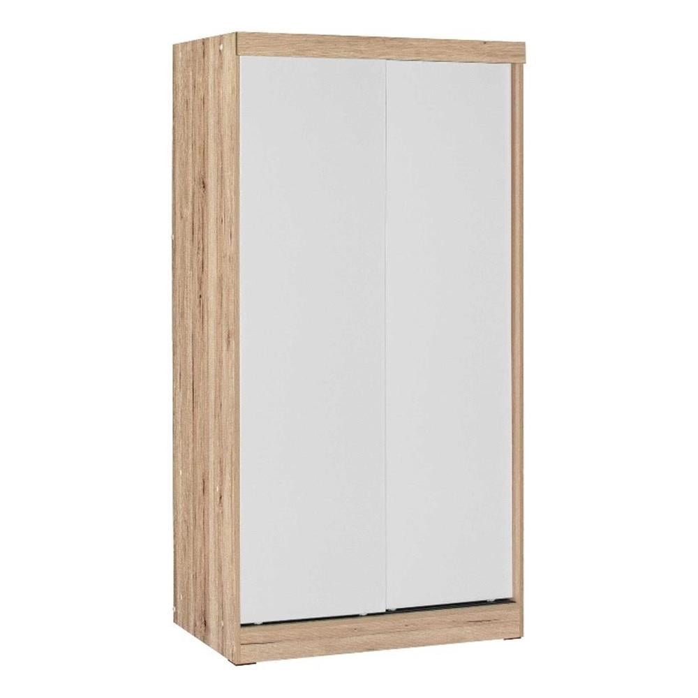 Pemberly Row Modern Multi-Color Wood Double Sliding Door Wardrobe ...