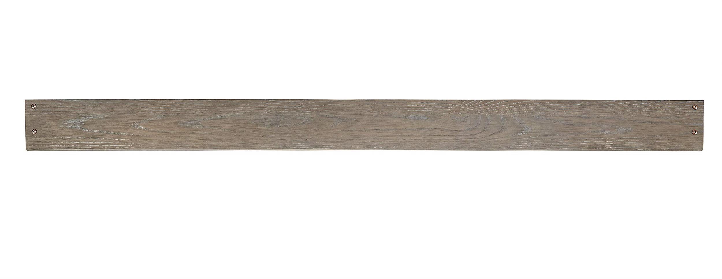 Pemberly Row Modern Traditional Wood Bed Rails in Sandwash Gray ...