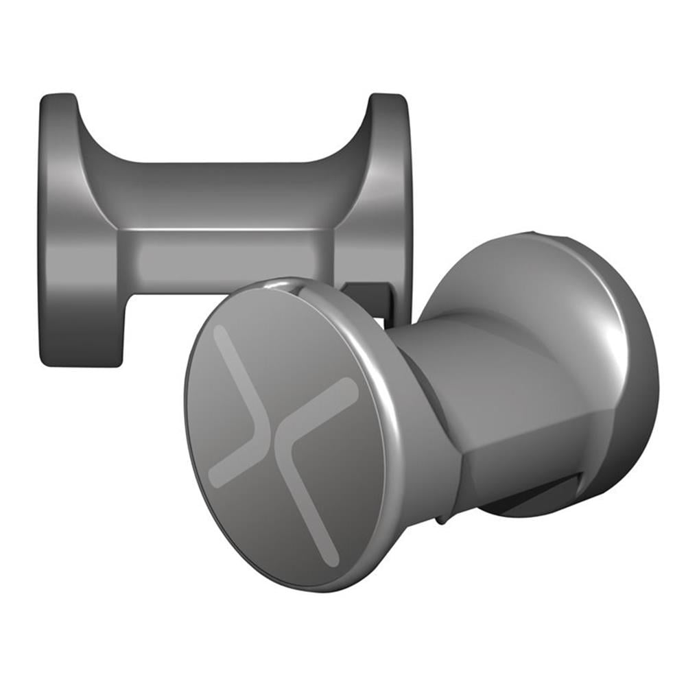 Pemberly Row Plastic Nexus X Tablet Wall Mounting Pegs Pair in Gray ...