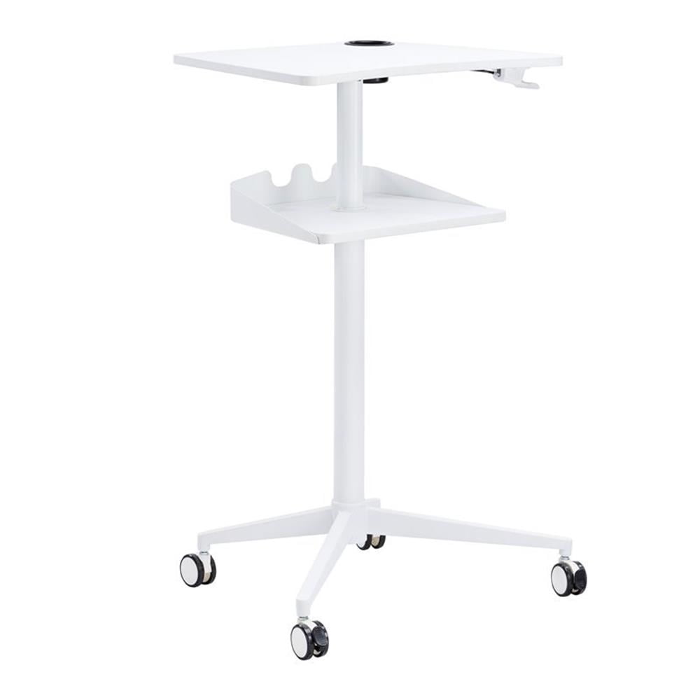 Pemberly Row Pneumatic Height-Adjustable Stand-Up Mobile Workstation ...