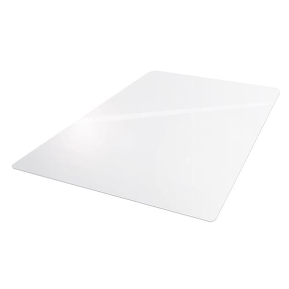Pemberly Row Polycarbonate Chair Mat for Hard Floor in Clear - 48 x 60 ...