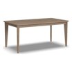 Pemberly Row Traditional Soild Pine Wood Dining Table in Brown ...