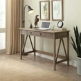 Pemberly Row Rustic Gray Desk - Walmart.com