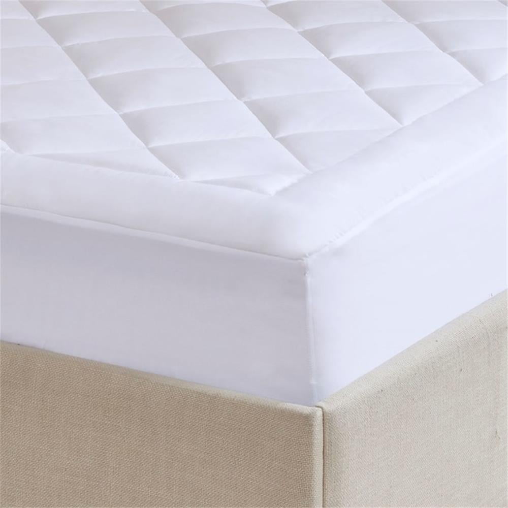 Pemberly Row Serenity Deep Pocket Waterproof Mattress Pad in White ...